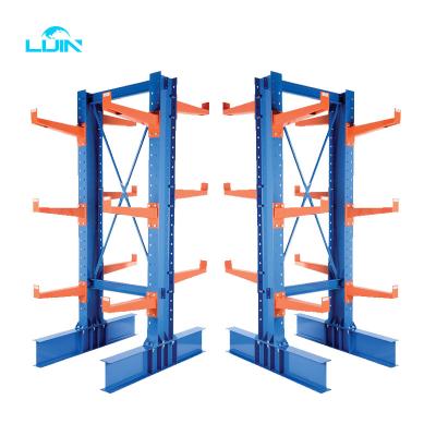 Cina La trave a mensola resistente industriale tormenta lo scaffale della scaffalatura di immagazzinamento nel tubo d'acciaio in vendita