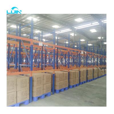 China Justierbares Hochleistungsmetallbewegliches Paletten-Stark beanspruchen System für Lager-Speicher zu verkaufen