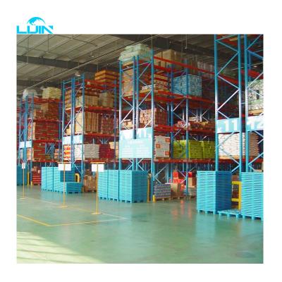 Cina Strati resistenti degli scaffali 2 - 6 di stoccaggio del pallet del magazzino d'acciaio di Q235b in vendita