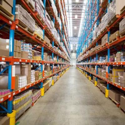 China Rekken van de supermarkt de Op zwaar werk berekende Opslag met Regelbare 50mm 75mm 76.2mm Hoogte Te koop