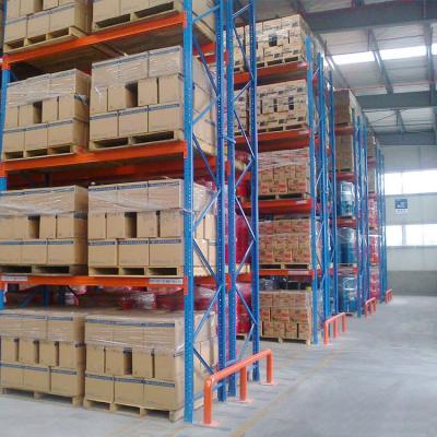 China Rekken van de supermarkt de Op zwaar werk berekende Opslag met Regelbare 50mm 75mm 76.2mm Hoogte Te koop