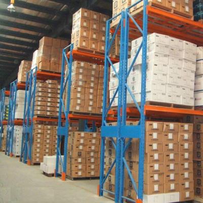 China Cremalheira seletiva do armazém resistente que segura bens Palletized à venda