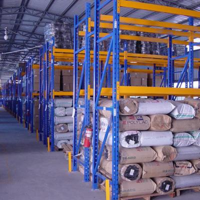 Cina Lo stoccaggio resistente di flusso per gravità del pallet del fascio del metallo tormenta l'attrezzatura industriale di stoccaggio in vendita