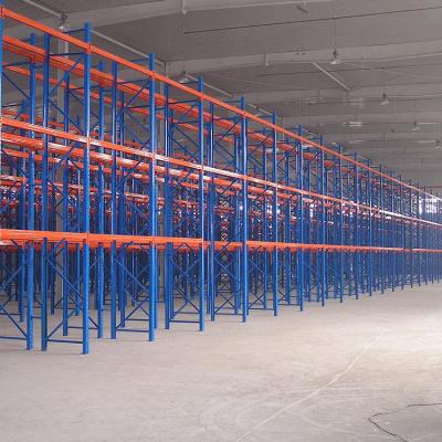 Cina Lo stoccaggio resistente di profondità di 1.5MM tormenta la scaffalatura del pallet del magazzino in vendita