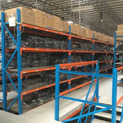 Cina Lo stoccaggio resistente di profondità di 1.5MM tormenta la scaffalatura del pallet del magazzino in vendita