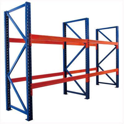 China 8000kg/estante resistente llano de la plataforma del haz de la estantería del remache en venta
