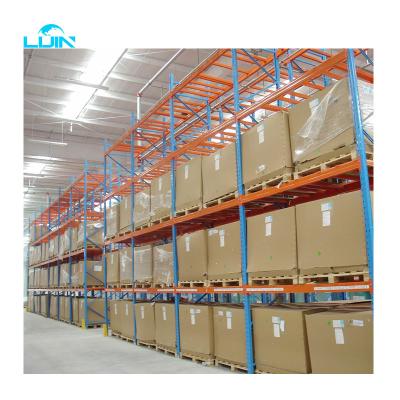 China Cremalheira seletiva da pálete corredor largo profundo resistente industrial antiferrugem do sistema do armazenamento da cremalheira do armazenamento do único à venda