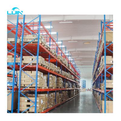 China Cremalheira seletiva da pálete corredor largo profundo resistente industrial antiferrugem do sistema do armazenamento da cremalheira do armazenamento do único à venda