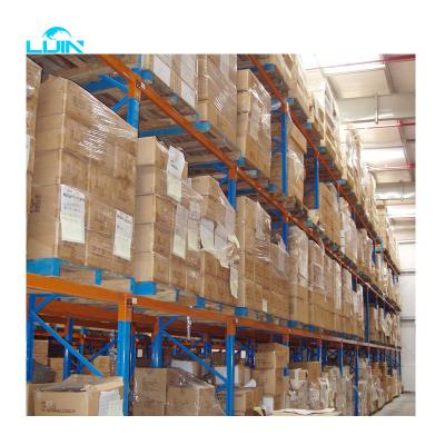 China Cremalheira seletiva da pálete corredor largo profundo resistente industrial antiferrugem do sistema do armazenamento da cremalheira do armazenamento do único à venda
