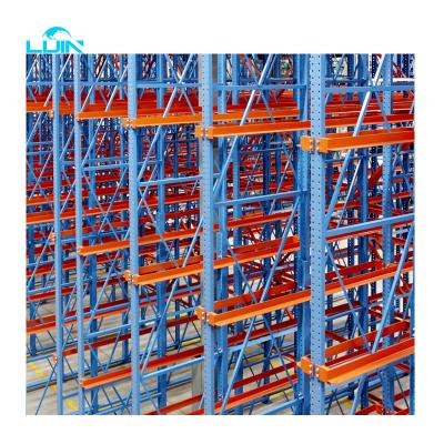 Cina Azionamento di stoccaggio del pallet dello scaffale del metallo nel rivestimento della polvere del sistema dello scaffale in vendita