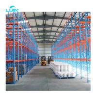 China 2.5mm Depth Industrial Storage Racking Customized Drive In Pallet Racking System for sale