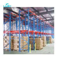 China 2.5mm Depth Industrial Storage Racking Customized Drive In Pallet Racking System for sale