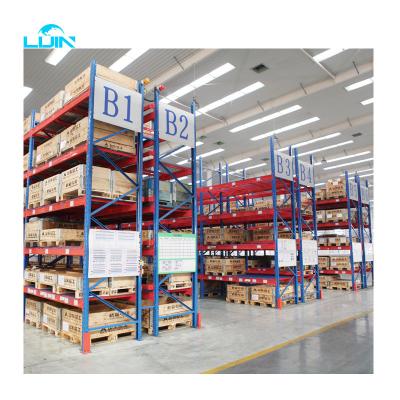 Cina lo stoccaggio resistente della capacità 4000kgs tormenta il sistema industriale dello scaffale del pallet in vendita
