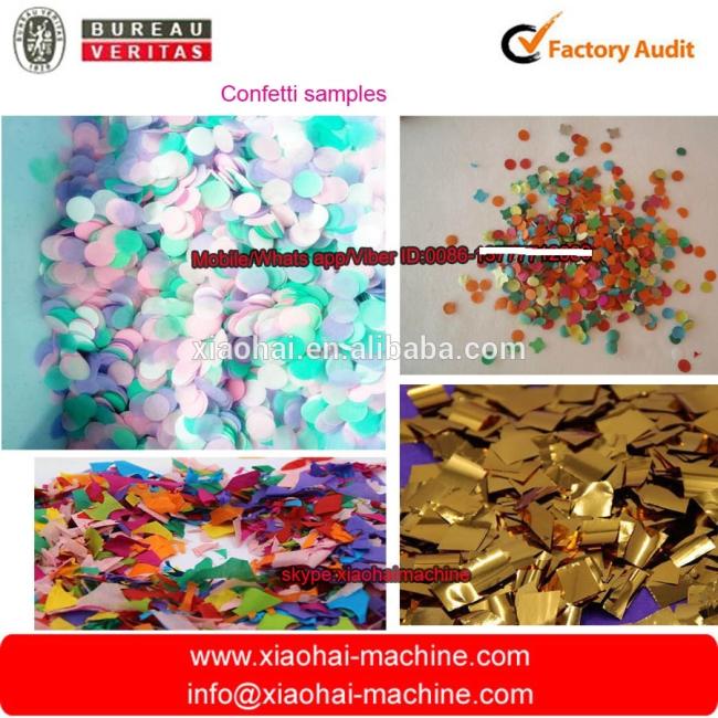 paper confetti rotary die cutting machine