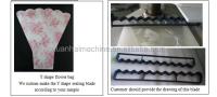 China Automatic High Speed Plastic PE PP Y shape Flower Packaging Bag Making Machine for sale