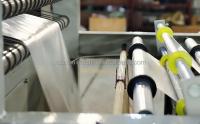 China Two layer t shirt bag making machine on roll Plastic garbage bag on roll making machine for sale