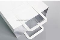 China Automatic positioning gluing square bottom Flat Handle paper bag machine with Handle for sale