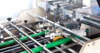 China Automatic paper lunch box making machine take away Disposable paper carton making machine for sale
