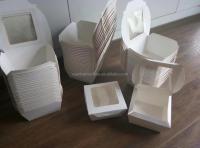 China Automatic paper lunch box making machine take away Disposable paper carton making machine for sale