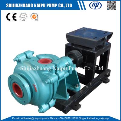 China 4/3 C-AH Horizontal New Design V-belt Driven Safety Guard Mining Slurry Pump for sale