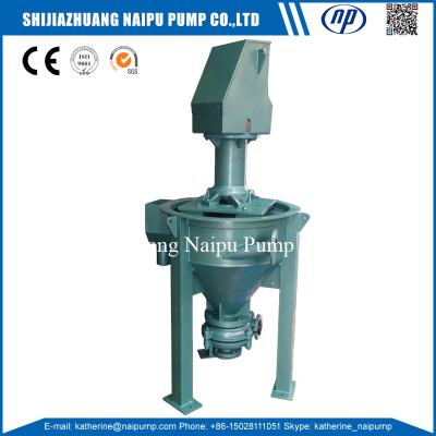 China 100ZJF-RV Vertical type High Chrome Mineral Processing Froth Pump for sale