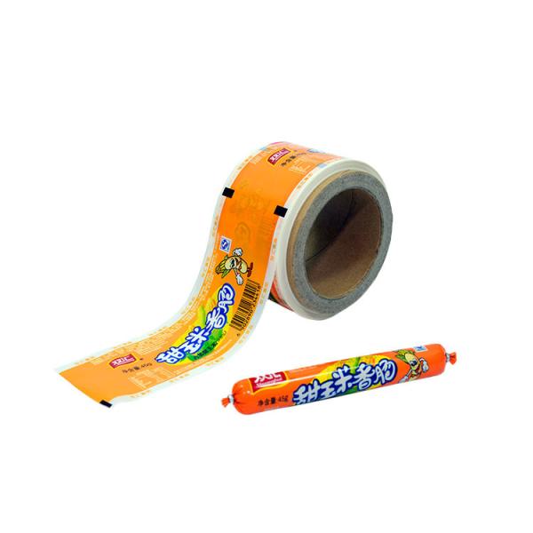 Quality Printed PVDC Film Easy Peeling Plastic Sausage Casing For Food Industrial for sale