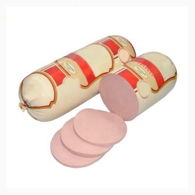 China Food Packing Film Printed Artificial Sausage Casing PVDC Tubular Sausage Casing for sale