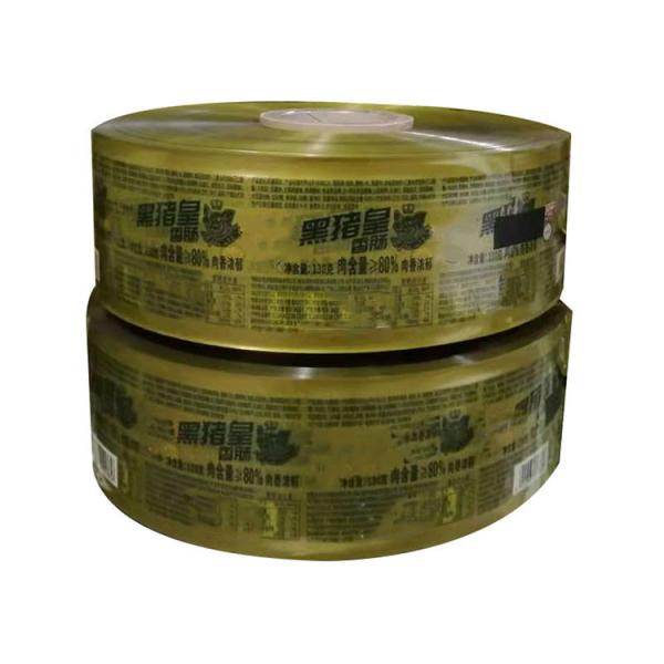 Quality Food Grade Plastic Packaging Film Roll High Barrier PVDC Wrap Packaging Film For for sale