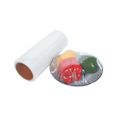 China Kitchen Fresh Food Vegetables And Fruits Plastic Cling Film Tool PVDC  Food Packaging Film for sale