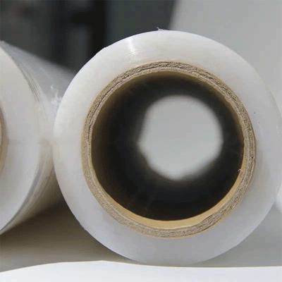 China PVDC Film Promotional Transparent Cling Wrap Roll Moist Proof  With Slide Cutter Dispenser for sale