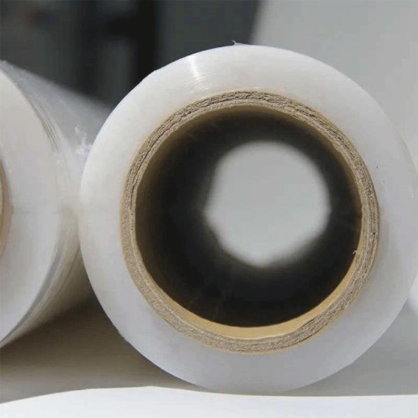 Quality PVDC Film Promotional Transparent Cling Wrap Roll Moist Proof With Slide Cutter for sale