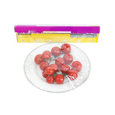 China Custom Good Barrier Safe Food Grade Cling Film Roll Anti Fogging PVDC Cling Film for sale