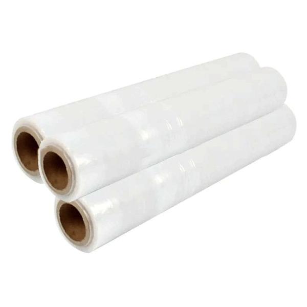 Quality PVDC PVC PE Packing Plastic Wrap Roll Transparent PE Protective  Food Cling Film With Sliding Cutter for sale
