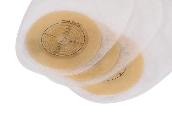 Quality Single Liner Colostomy Bag Clear Open Pouch Clamp Closure Drainable 15-60mm for sale