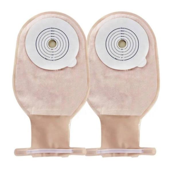 Quality Reusable Cover One Piece Opaque Ostomy Colostomy Bag Non Woven And Hydrocolloid for sale