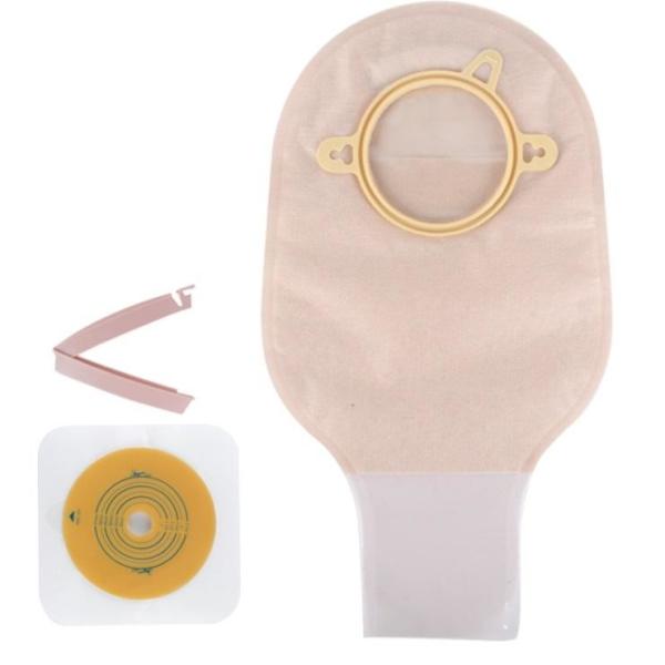 Quality One Piece / Two Piece Disposable Colostomy Bag / Ostomy Bag 70mm for sale