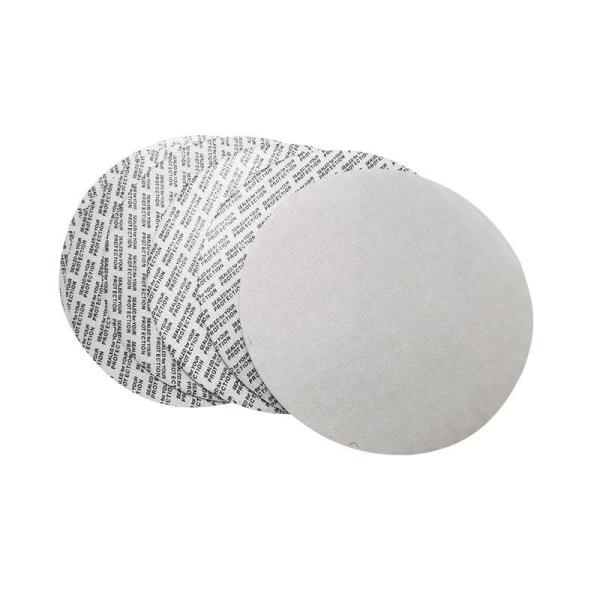 Quality Adhesive Pressure Sensitive Cap Liners / PVDC Seal Liner Gasket Custom Shape for sale