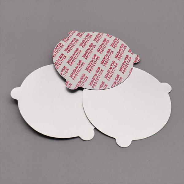 Quality Die Cut Piece Induction Sealing Liner For Glass Bottles Aluminum Foil Lid for sale