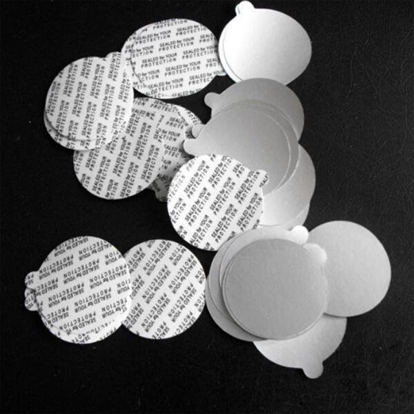 Quality Die Cut Piece Induction Sealing Liner For Glass Bottles Aluminum Foil Lid for sale