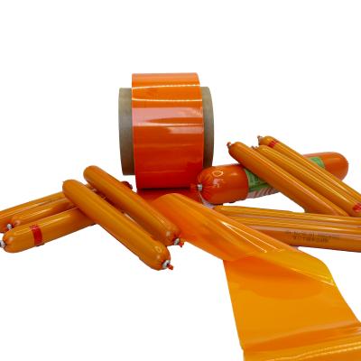 China Customized Logo PVDC Plastic Sausage Casing Film For Packaging for sale
