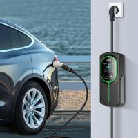 China Type 1 Plug Level 2 Shell Material PC EV Charger with LCD Display and Charging Appointment for sale
