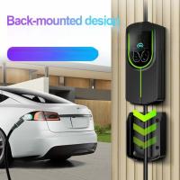 China Type 1 Plug Level 2 Shell Material PC EV Charger with LCD Display and Charging Appointment for sale