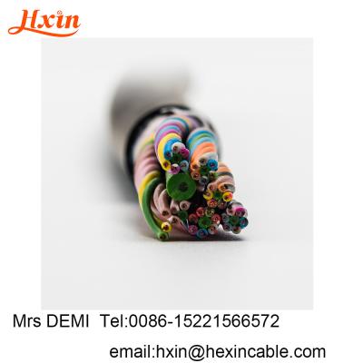 China Hflex-Hxcy202 Flex Cable Electric Wire Drag Chain cable Robot Cable  High Acceleration and Stronger Torsion Cable for sale