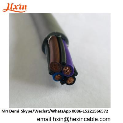 China Trvv Cores 4*6.0 mm2 Flexible Cable PVC Cable Drag Chain Cable Electric Wire Oil Resistance Cold Resistant UV Resistant for sale