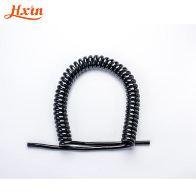 China PVC/TPU/PUR Spiral Cable TPE/PE/PVC Insulate Spring Cable Curly Cable for Paver for sale