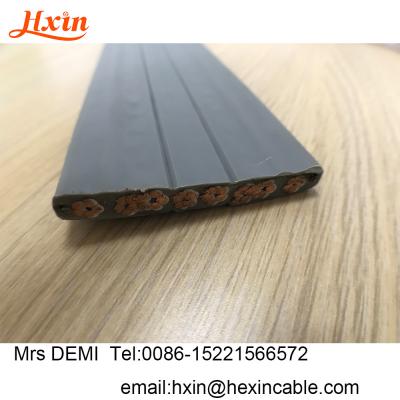 China YFFBG    Cores 8* (5*0.75) mm2  flower arrangement crane cable PVC standard insulation cable flat power cable for sale