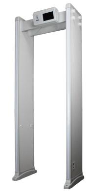 China 18/24 paseo del detector de metales del marco de puerta de las zonas a través de la puerta antiinterferente con la pantalla LCD de 7 pulgadas en venta