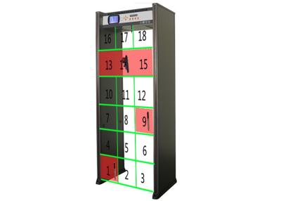 China 18 sensibilità regolabile IP65 del metal detector 20W di zone 220VAC alta for sale