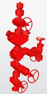Cina Sand Control Design API 6A Flangia Connessione Frac Attrezzatura Testa pozzo AA-FF in vendita
