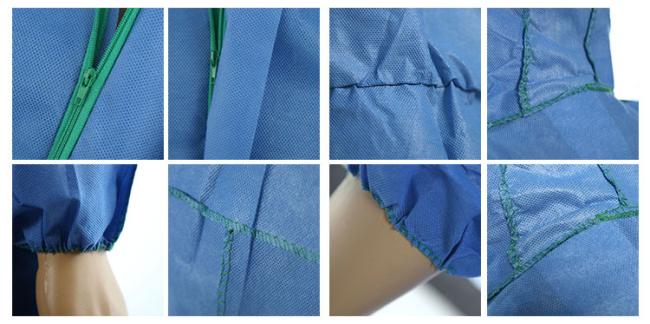 Protective clothing nonwoven disposable sms coverall